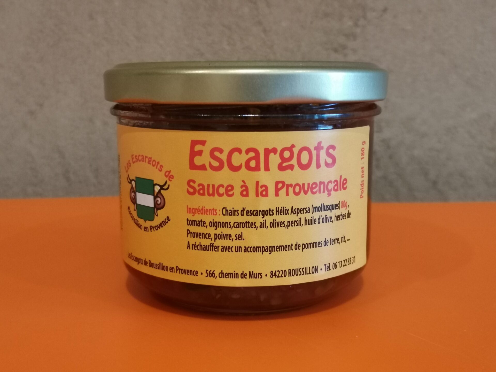 Escargots en sauce provençale - Les escargots de Roussillon en Provence